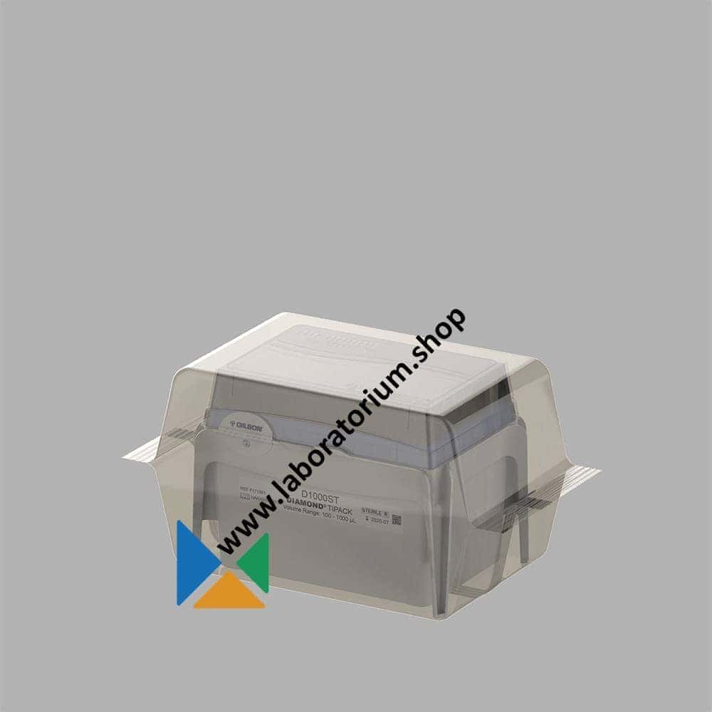 Pipette tips 1000 μL GILSON D1000ST Diamond, sterile, rack of 96 pieces ...