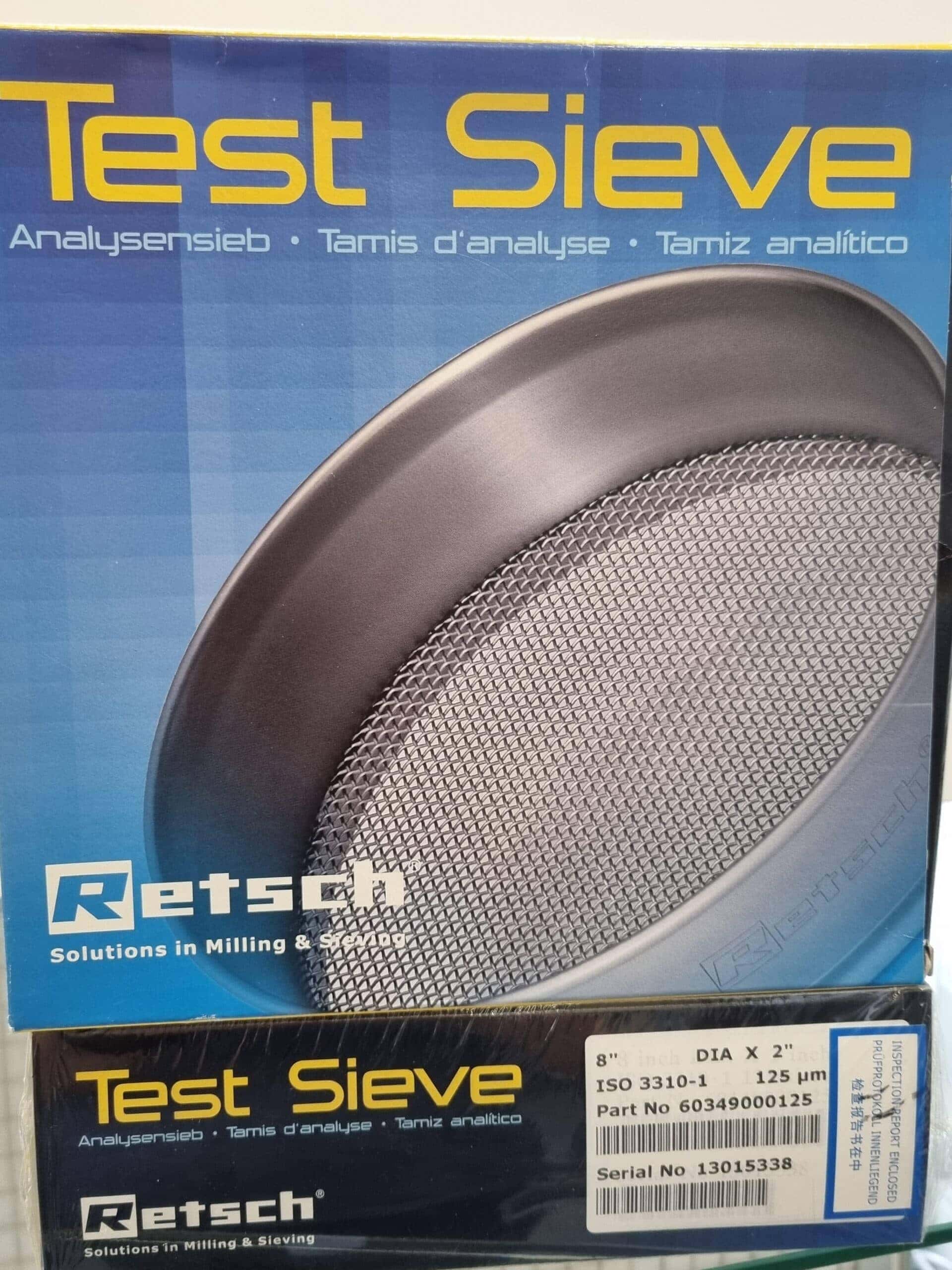 Retsch Test Sieve Set - LabMakelaar Benelux
