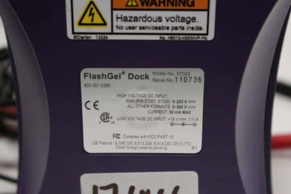 Lonza FlashGel Dock 57025 for FlashGel system - LabMakelaar Benelux