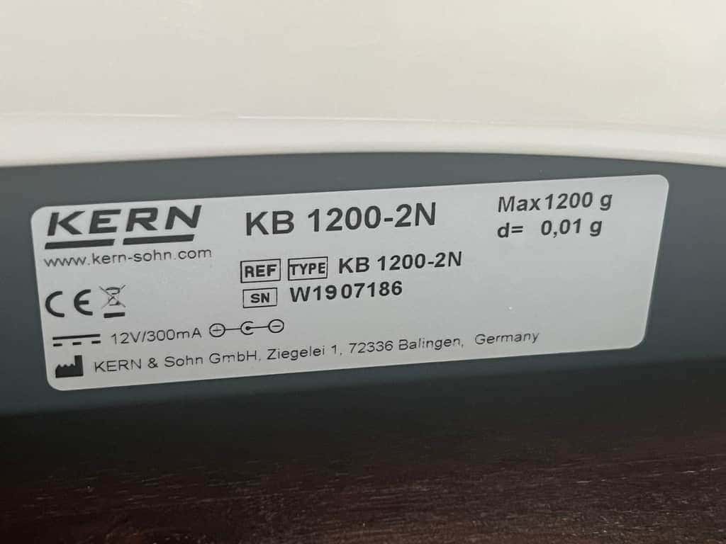 Kern KB 1200-2N Precision Scale - LabMakelaar Benelux