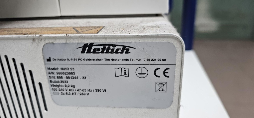 Hettich MHR 23 Thermomixer - LabMakelaar Benelux