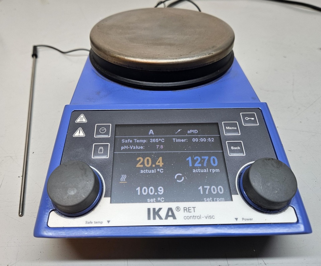 IKA RET Control-visc Magnetic Stirrer, Heater & Scale - LabMakelaar Benelux