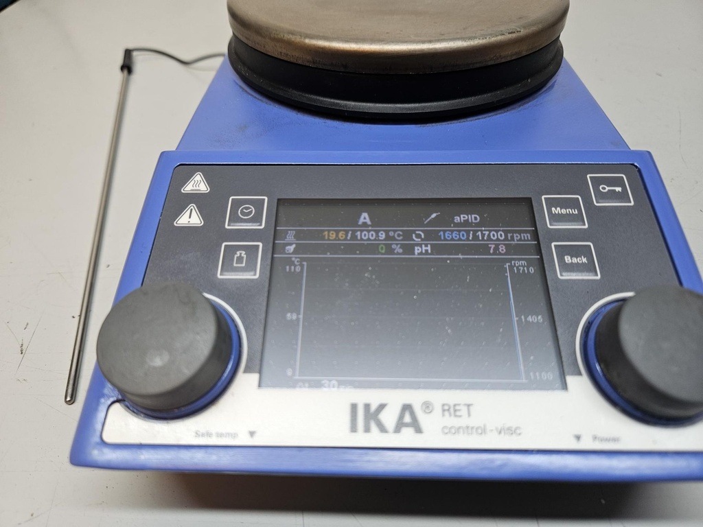 IKA RET Control-visc Magnetic Stirrer, Heater & Scale - LabMakelaar Benelux