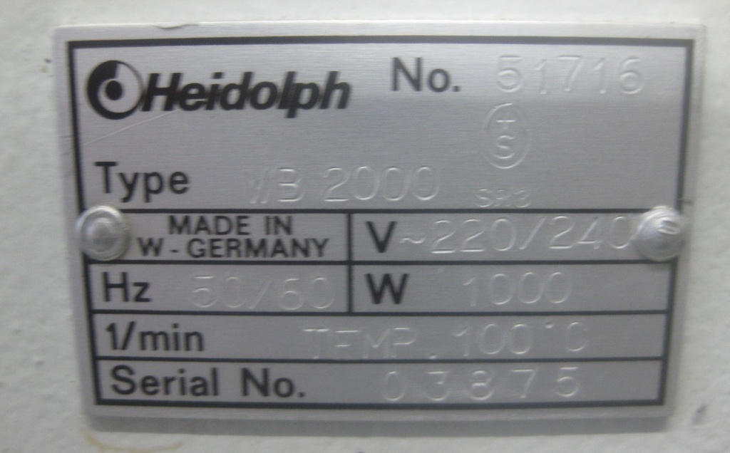 Heidolph WB2000 Film evaporation Water bath - LabMakelaar Benelux